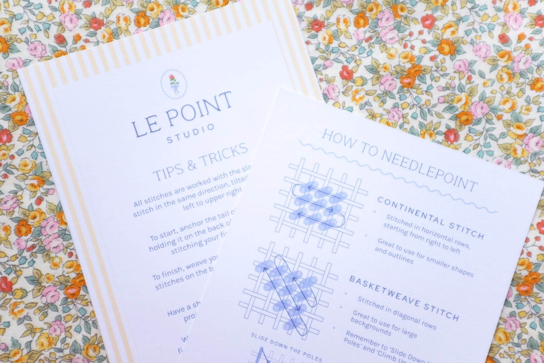 Free Guide on How To Needlepoint - Digital Download– Le Point Studio